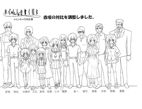 Higurashi Anime Concept Artreference Sheets Album On Imgur