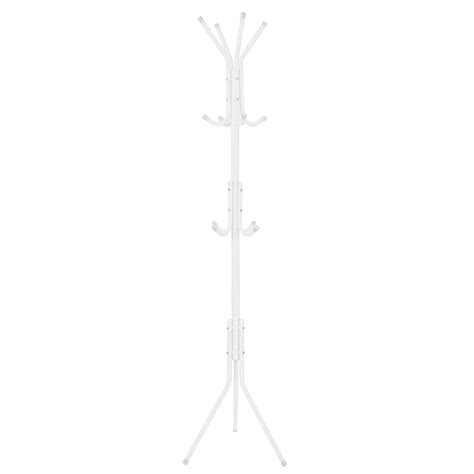 Cuier Tip Pom Metalic Sersimo 12 Agatatoare 177cm Alb Emagro