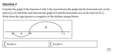 Solved Question Consider The Graph Of The Function K With Chegg Com
