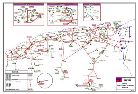 Topology Of The Algerian Production And Transmission Network Download Scientific Diagram
