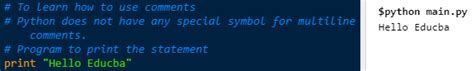 Python Multiline Comment How Python Multiline Comment Works