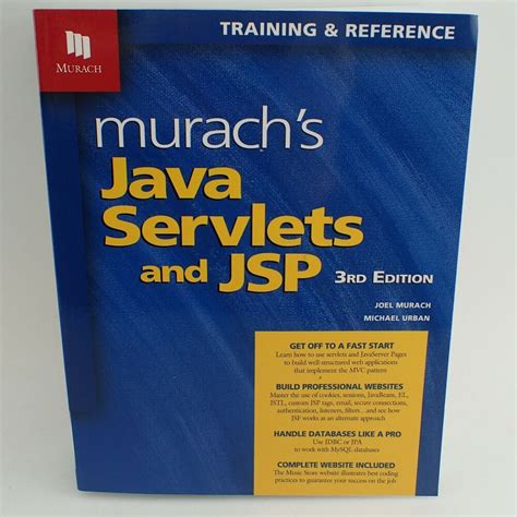 Murachs Java Servlets And Jsp 3rd Ed Server Website Building Database