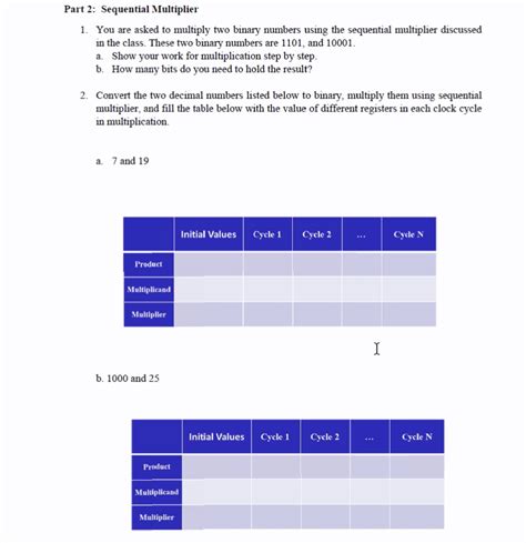 solved you are asked to multiply two binary numbers using