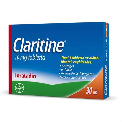 Claritine 10mg Tabletta 30db