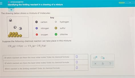 Solved O Stoichiometry Identifying The Limiting Reactant In