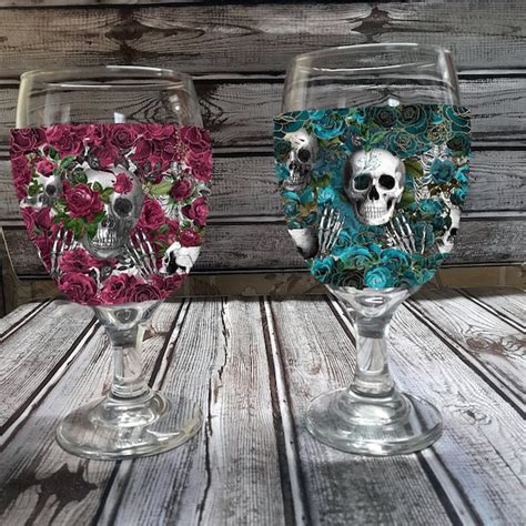 Wine Glass Koozie Etsy