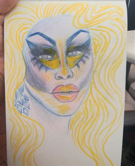 My Trixie Fanart With Limited Materials R Rupaulsdragrace