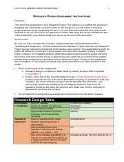 Research Design Assignment And Survey Instructions Course Hero Research Design Assignment And Survey Instructions Course Hero