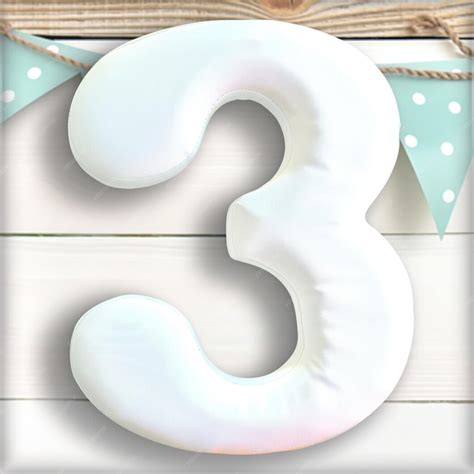 Premium Photo Numerical Number Three In Creative Digital Art Style