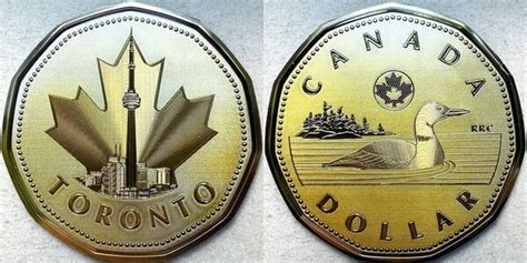 Medal Loonie Toronto Ontario Canada Numista