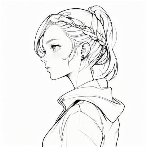 美女简笔画带五官怎么画（汇总18张） 简笔画图片大全