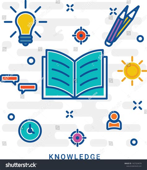 Skills Gap Knowledge Concept Icon Lack Stock Vector Royalty Free