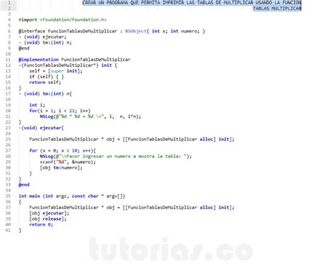 FuncionTablasMultiplicarOC Tutorias Co