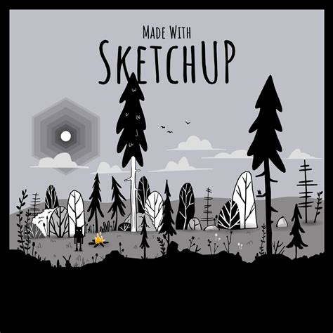 Sketchup 2021 Was Used To Model And Animate This Stylized Environment Gallery Sketchup Community