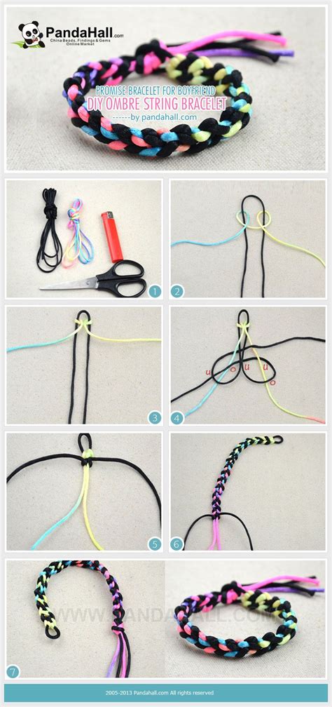 Making Bracelets Out Of String