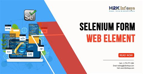 Selenium Form Webelement H2k Infosys Blog