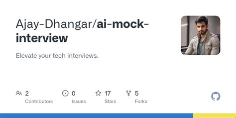 GitHub Ajay Dhangar Ai Mock Interview Elevate Your Tech Interviews