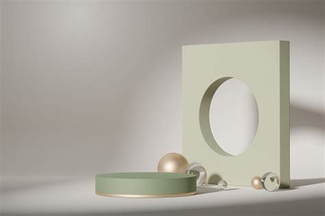 3d 렌더링 제품 모형 또는 화장품 프레젠테이션을 위한 최소한의 현실적인 파스텔 디스플레이 연단은 다채로운 파스텔 스튜디오