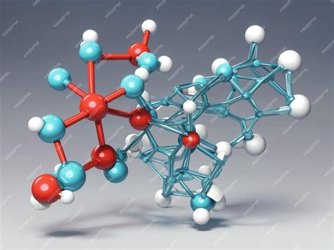 Premium Ai Image Ethereal Chemistry 3d Flat Model Of Ethyl Formate Molecular Structure