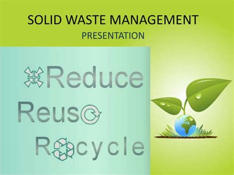 Recycle Reuse And Reduce Ppt