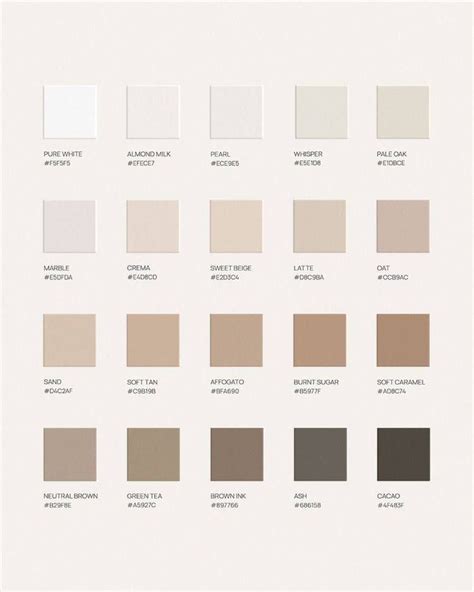 Best 13 25 Best Aesthetic Color Palettes With Names And Hex Codes