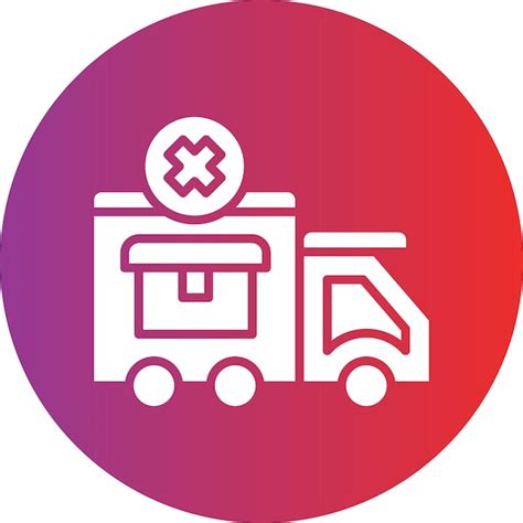 Premium Vector Failed Delivery Icon Style