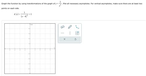 Solved Graph The Function By Using Transformations Of The Chegg