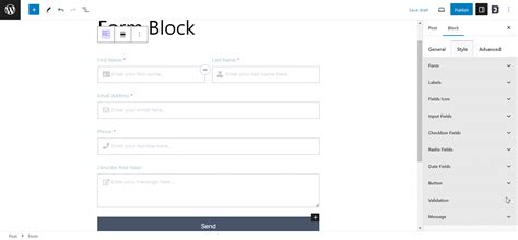 Eb Form Block Essential Blocks