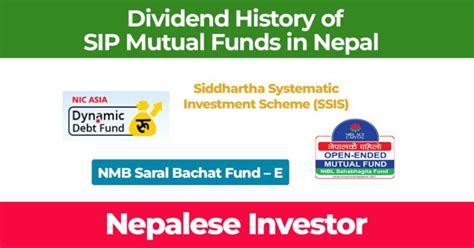 Sip Mutual Funds Dividend History Nepalese Investor