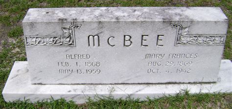 Mary Frances Sallie” Dinkins Mcbee 1869 1942 Find A Grave Memorial