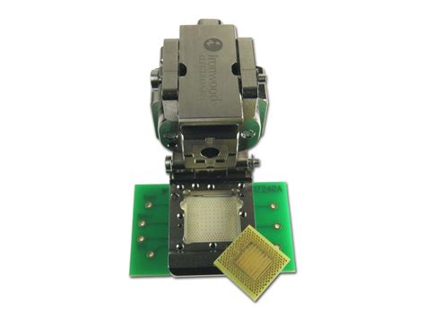 High Performance Socket For 0 65mm Pitch QFN Ironwood Electronics