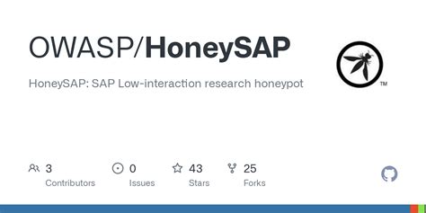 github owasp honeysap honeysap sap low interaction research honeypot