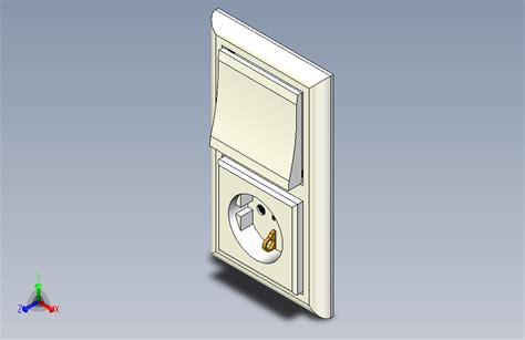 电灯开关 插座 模型图纸下载 懒石网