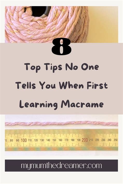 Macrame Tutorial Beginner Artofit