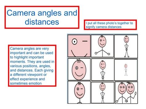 Camera Shots Angles And Movements Revision Pptx Photography Arts And Crafts