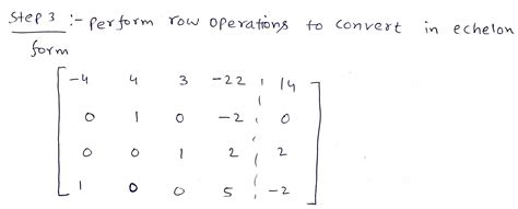 Solved Parameterize The Solutions To The Following System Of Linear
