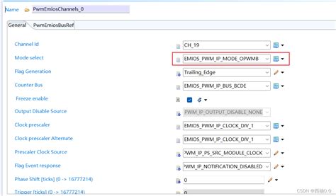 S32k3 Mcal配置 【pwm】s32k3 Emios Pwm输出 Csdn博客