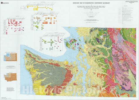 Map Geologic Map Of Washington Northwest Quadrant 2002 Cartography