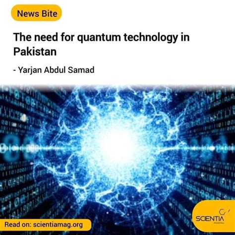 Scientia Magazine On Linkedin Quantumtechnology Pakistan Quantumcomputing