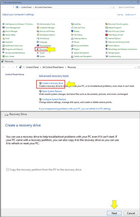 Windows 10 Tutorials 46 Create A Usb Recovery Drive