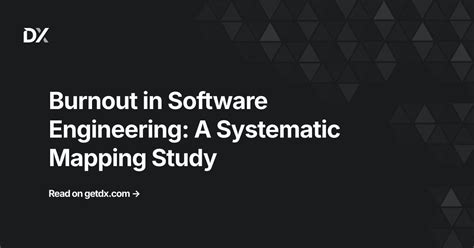 Burnout In Software Engineering A Systematic Mapping Study