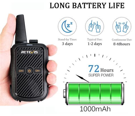 Wholesale Mini Retevis Rt15 2 Way Radio Portable Walkie Talkies