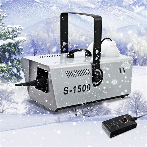 Tcfundy Snow Machine 1500w Snow Making Machine Snowflake
