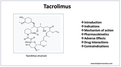 Tacrolimus Biopharma Notes