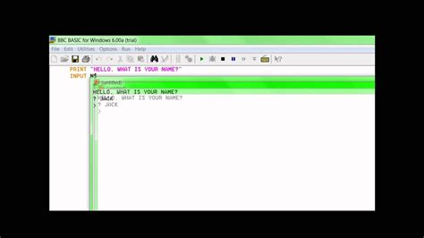 Bbc Basic Simple Commands Youtube