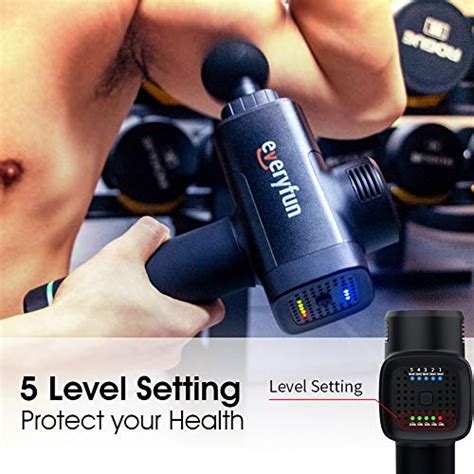 Everyfun Massage Gun Cordless Handheld Deep Tissue Massager