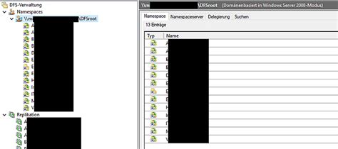 adding servers to a dfs namespace that are already replicating via dfs
