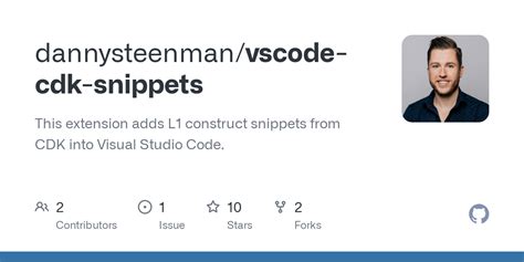 GitHub Dannysteenman Vscode Cdk Snippets This Extension Adds L1