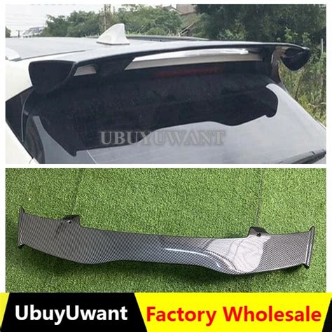 리어 루프 윙 스포일러 르노 4 Mk4 Rs Abs 광택 및 카본 컬러 바디 키트 액세서리 클리오 4 스포츠 투어러 스포일러 2013 2021 Aliexpress