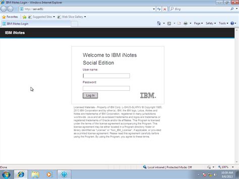 康記it手記 Ibm Inotes 登入頁面